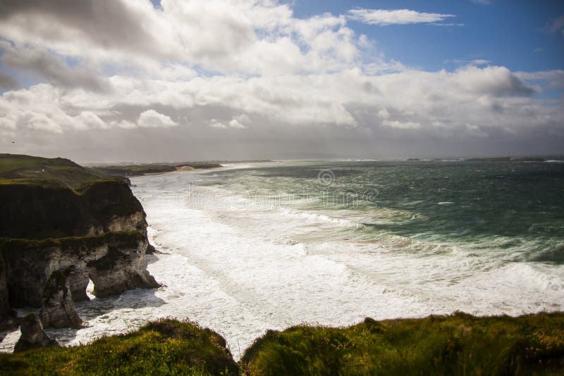 Spring Landscape in the Lands of Ireland Stock Photo - Image of ...