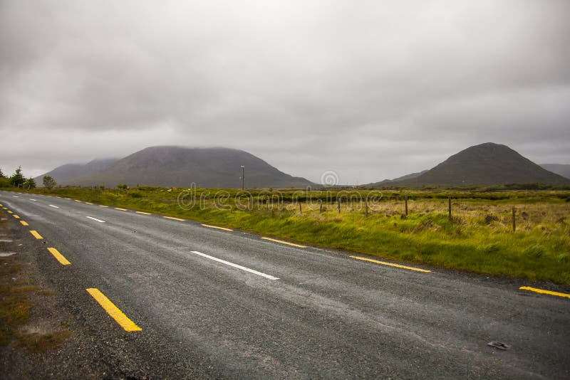 Spring Landscape in the Lands of Ireland Stock Image - Image of ...