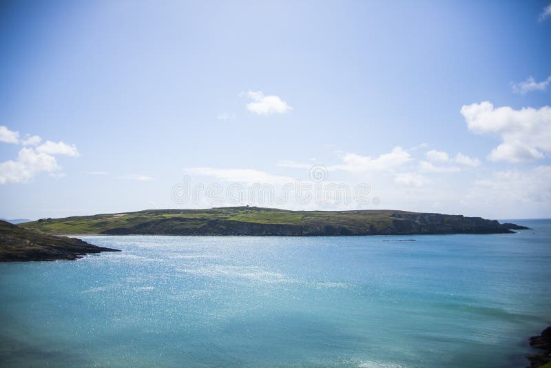 Spring Landscape in the Lands of Ireland Stock Photo - Image of flowers ...
