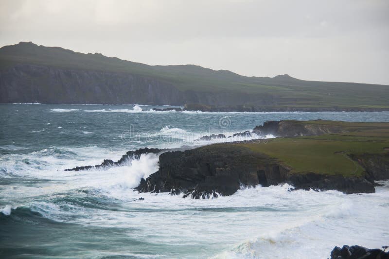 Spring Landscape in the Lands of Ireland Stock Image - Image of ...