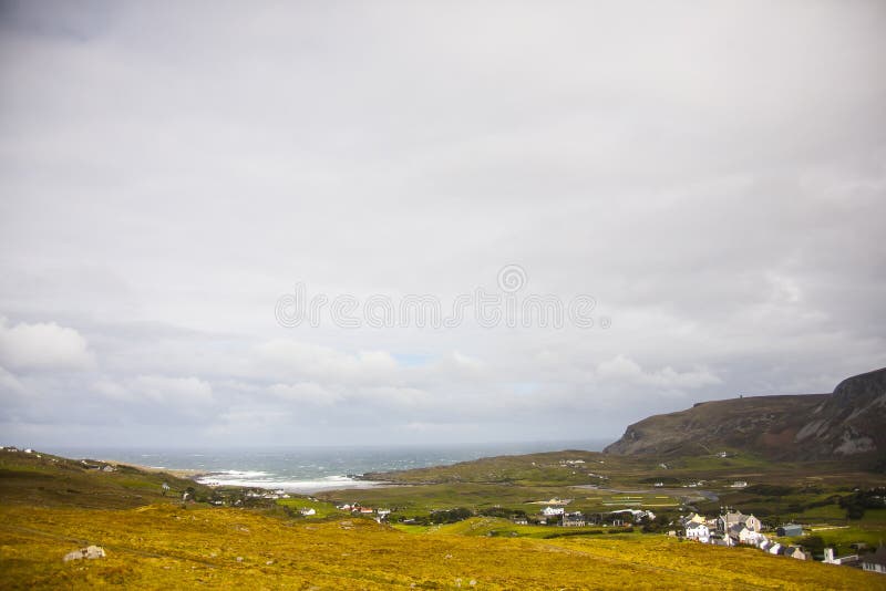 Spring Landscape in the Lands of Ireland Stock Photo - Image of ...
