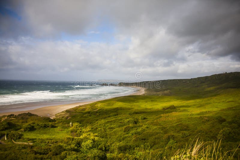 Spring Landscape in the Lands of Ireland Stock Image - Image of ...