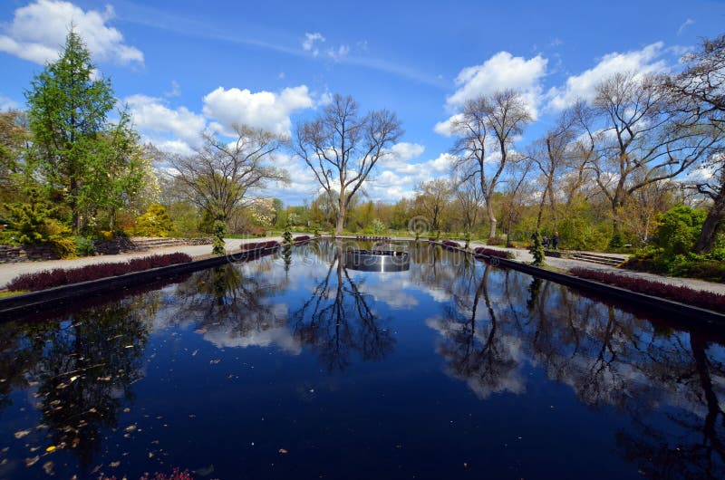 Spring landscape Montreal stock image. Image of branch - 218801683