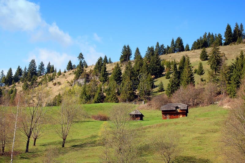Spring Landscape In The Mountains Of Romania Stock Photo - Image of ...