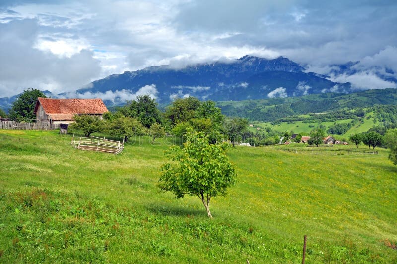 Romanian Countryside Landscape Stock Photo - Image of spring, seasonal ...