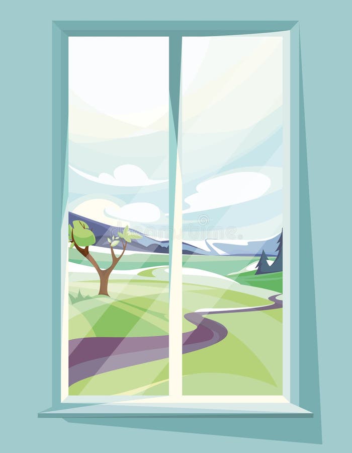 Outside Window Scenery Stock Illustrations – 698 Outside Window Scenery ...