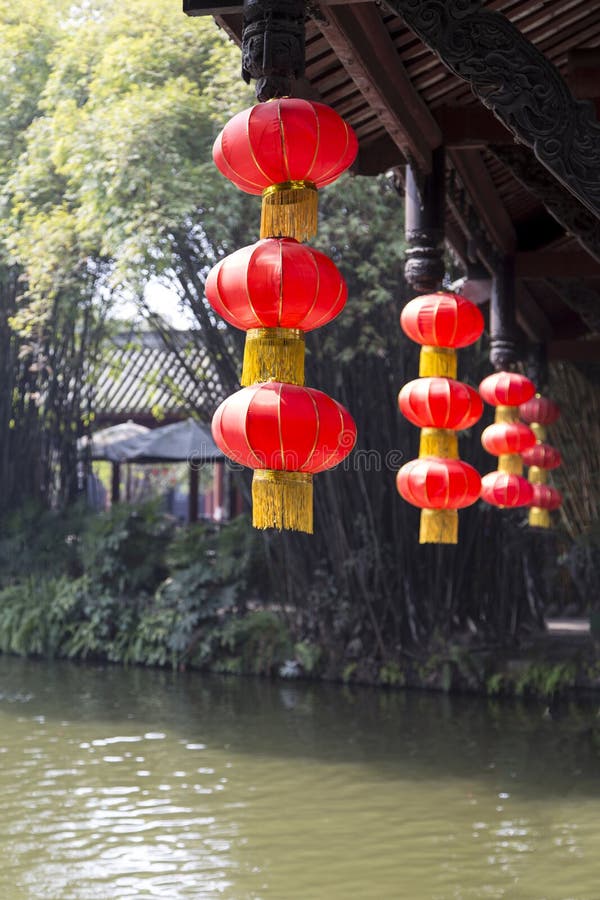 Spring Landscape in a Park,chengdu,china Stock Image - Image of flower ...