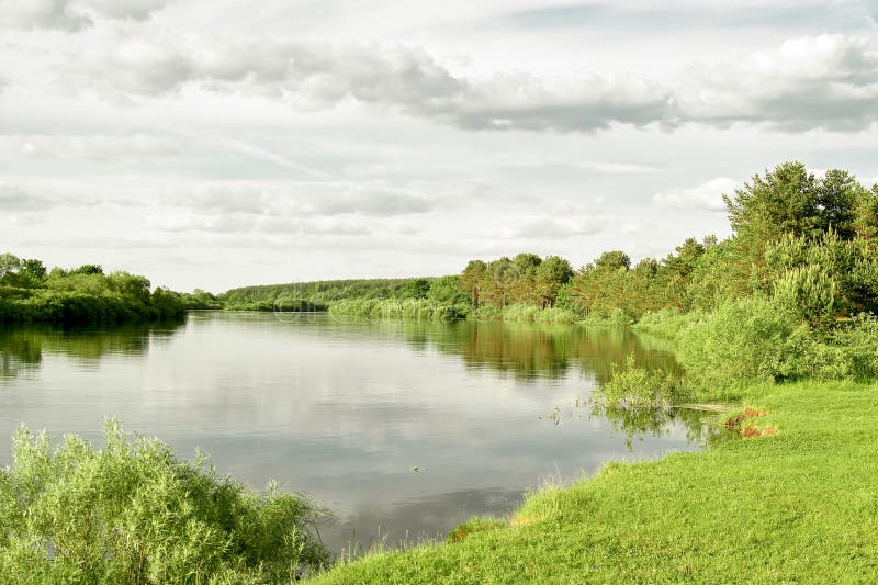 Spring Landscape River Picture. Image: 7801121