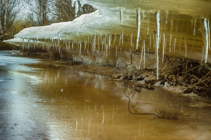 Spring Landscape by the River Stock Photo - Image of nature, natural ...