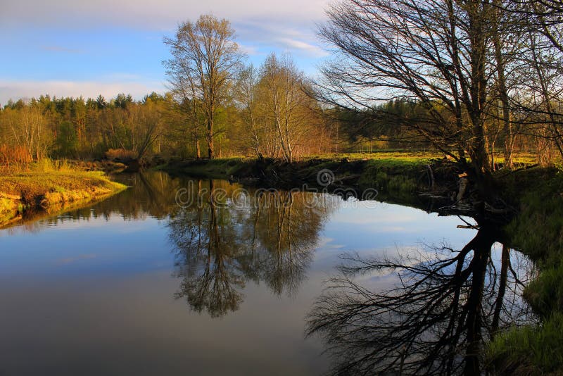 Spring landscape ,Russia stock image. Image of field - 47470831