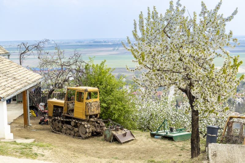 Spring Landscape in Szekszard Region, Hungary Stock Image - Image of ...