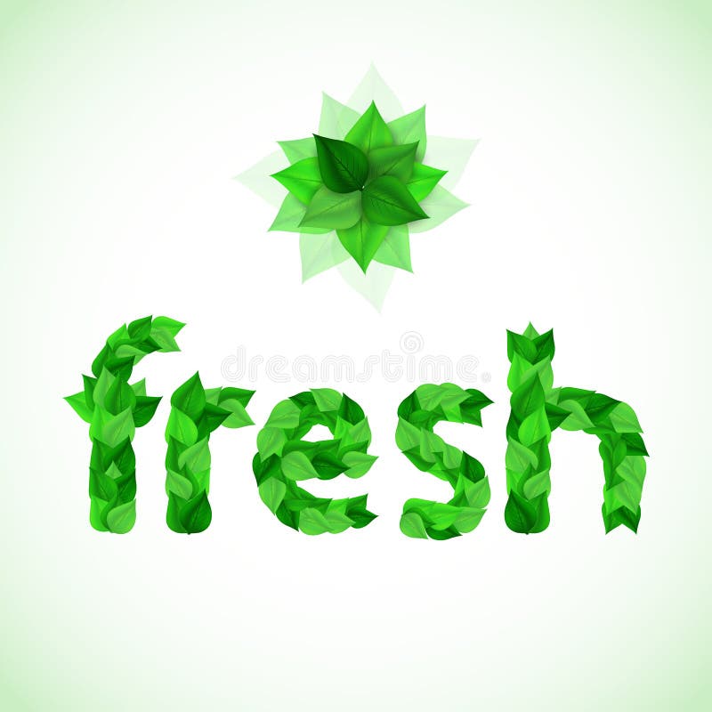 Fresh Word Vector Text with Golden Stars Trail and Handwritten C Stock ...