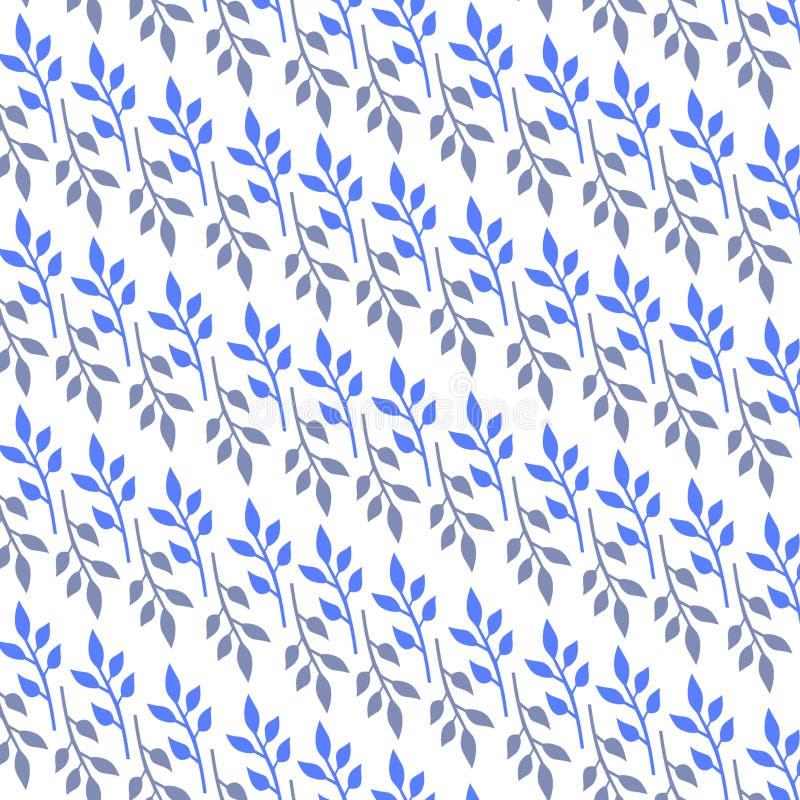 Spring Leaves Pattern Background Texture Stock Vector - Illustration of texture, botanical ...