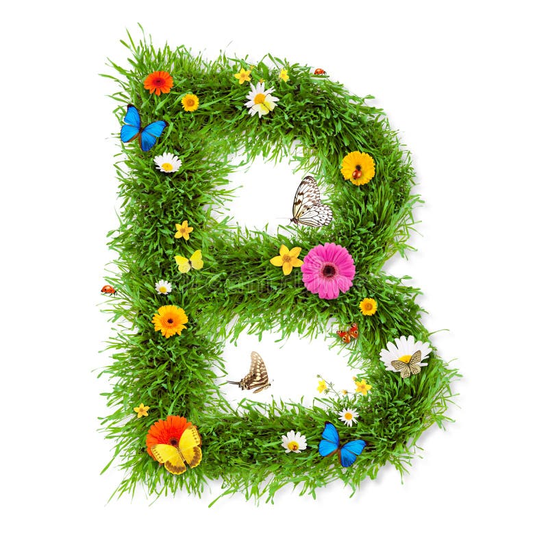 Spring letter I stock illustration. Illustration of objects - 38219503