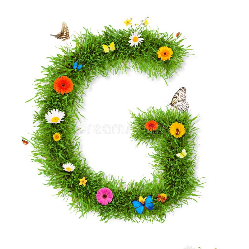 Spring letter I stock illustration. Illustration of objects - 38219503