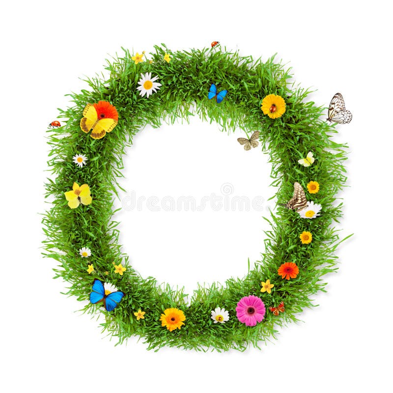 Spring letter I stock illustration. Illustration of objects - 38219503