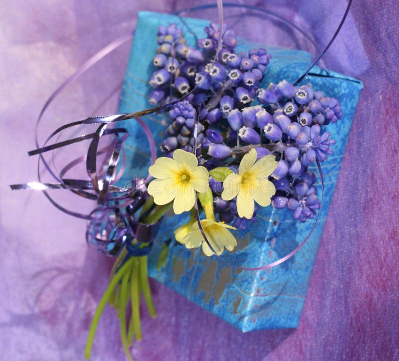 Spring lilac gift stock image. Image of celebration, bash - 4141659