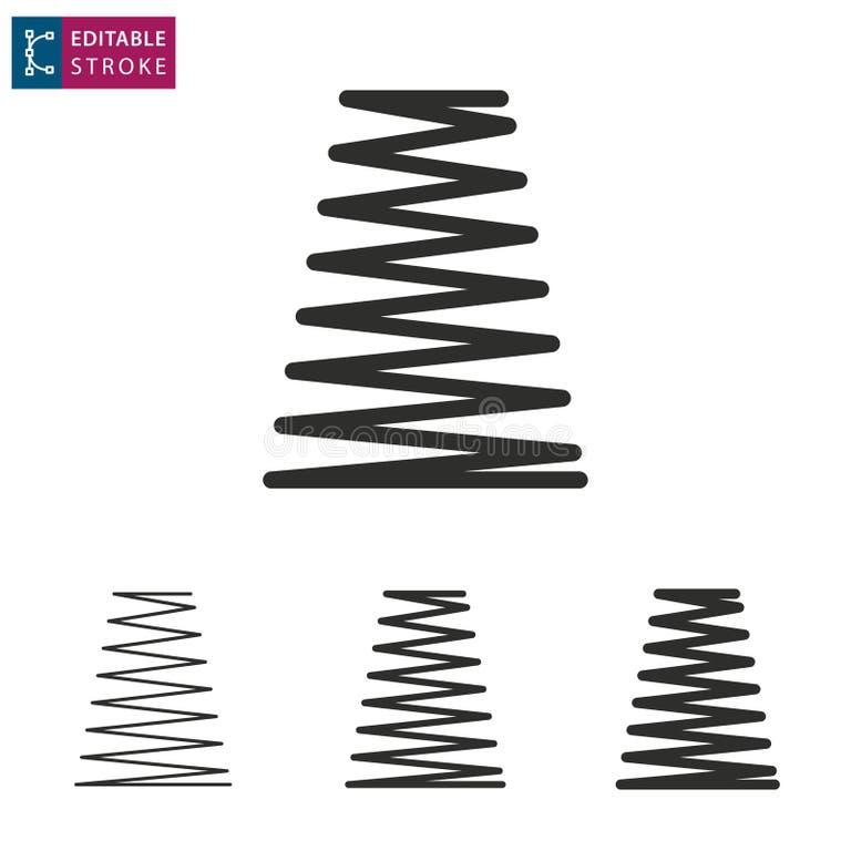 Twist Spring Outline Stock Illustrations – 362 Twist Spring Outline ...
