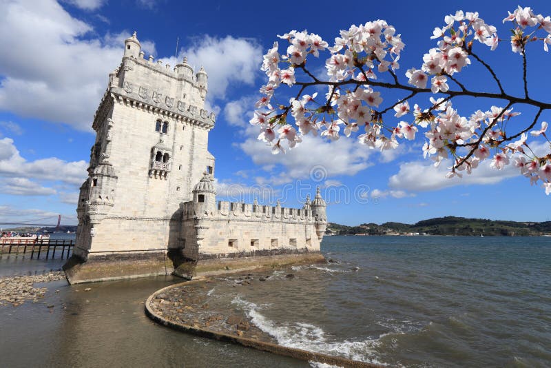Spring in Lisbon, Portugal stock image. Image of capital - 213729551