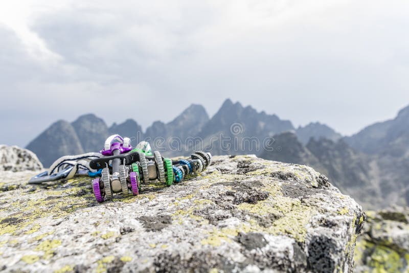 Spring Loaded Detent Mechanism of a Rotary Switch, Isolated on White ...