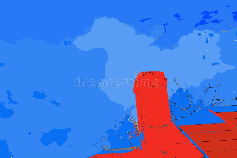 Map of Clouds in the Spring Sky Stock Illustration - Illustration of ...