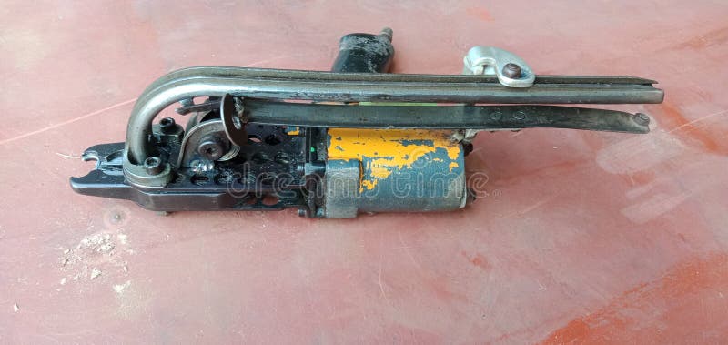 Spring Locking Machines for Making Spring Mattresses. Stock Photo ...