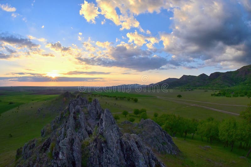 Spring in Macin Mountains, Romania Stock Photo - Image of forest, wild ...