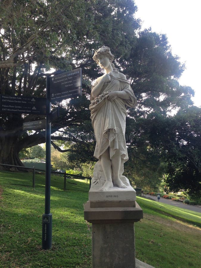 Spring marble statue stock photo. Image of spring, season - 70694906