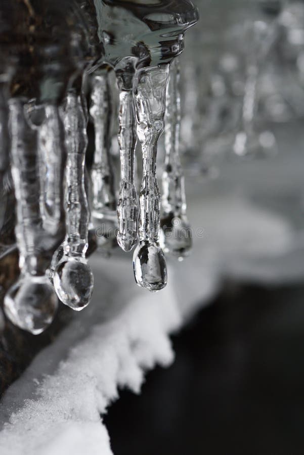 Icicles gallery stock image. Image of natural, flow - 139188141