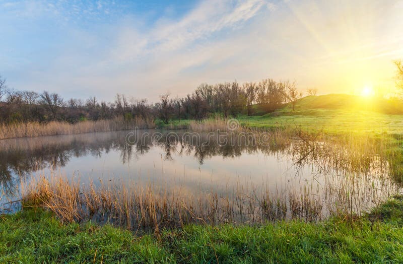 Spring morning stock image. Image of early, beautiful - 28640029