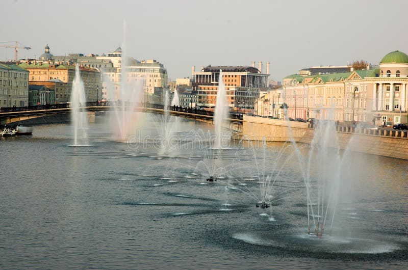 Spring in Moscow stock photo. Image of rest, capital, russia - 785042