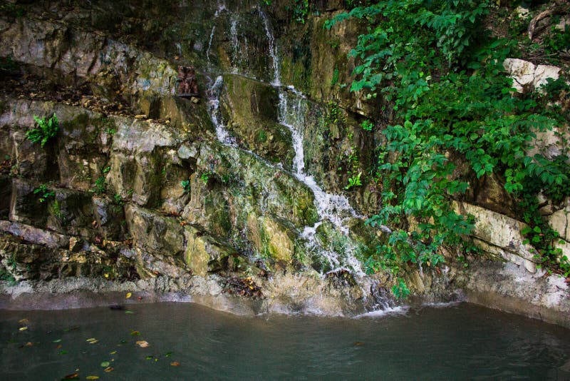 Spring Mountain Mineral Water Stock Image - Image of aqua, freshness ...