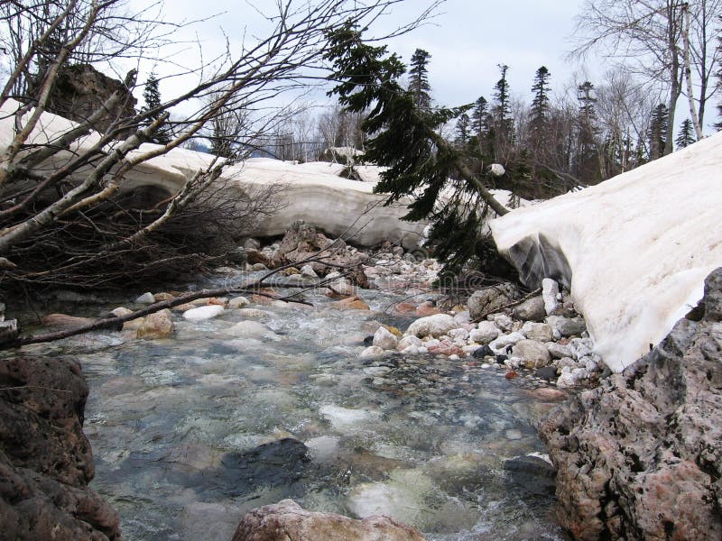 Spring in mountains stock photo. Image of water, outdoor - 777834