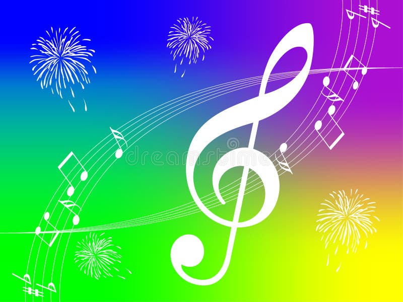 Spring music stock vector. Illustration of background - 8619861