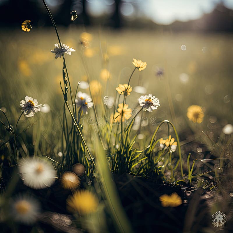 Spring Natural Background. Illustration AI Generative Stock ...