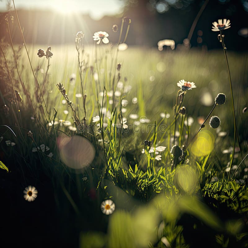 Spring Natural Background. Illustration AI Generative Stock ...