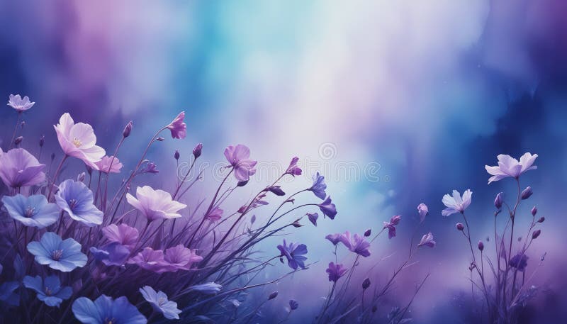 Spring Nature Blossom Web Banner or Header.Abstract Macro Stock ...