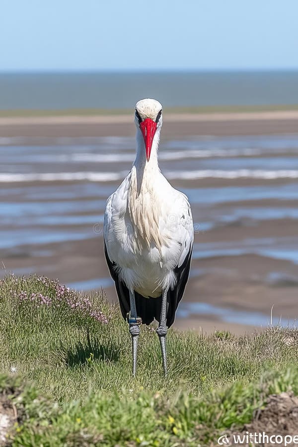 During the Spring Nesting Cycle, a White Stork Occupies a Spot on a ...