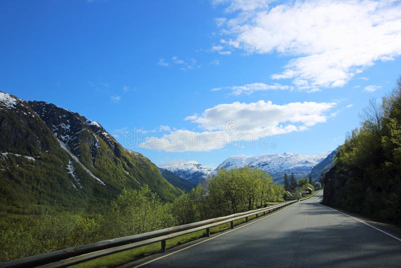 Spring Norway landscape stock photo. Image of nature - 68588498