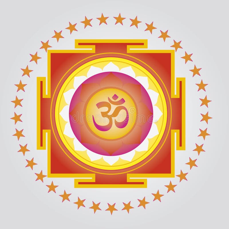 Spring Yantra for Health and Wellbeing Stock Vector - Illustration of ...