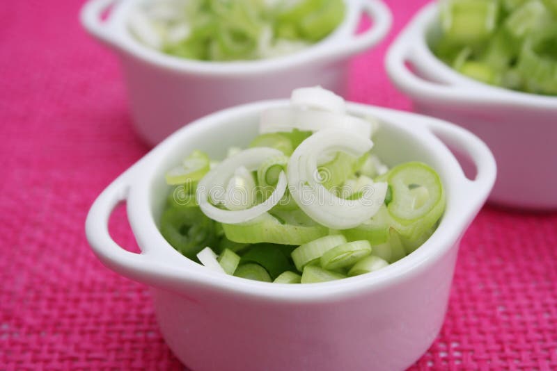 Spring onions stock image. Image of food, leak, vitamins - 11511841