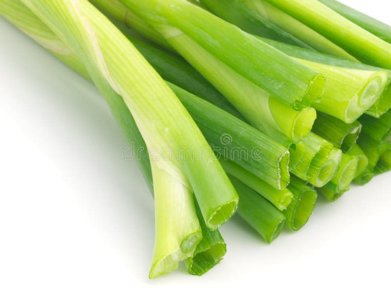 Spring Onions in a Brown Paper Bag. Eco Friendly Sustainable Plastic ...