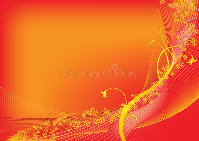 Spring orange background stock vector. Illustration of scope - 8953794