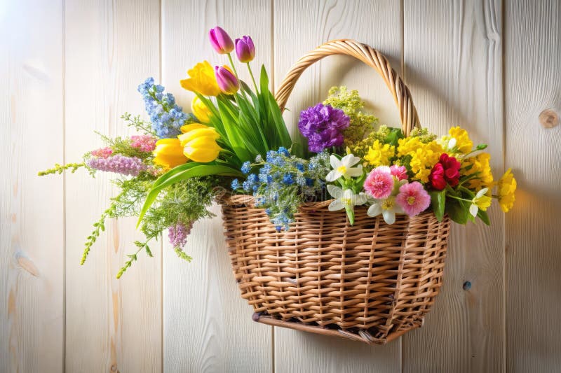 Stylish Wallmounted Storage Baskets Stock Illustrations – 12 Stylish ...