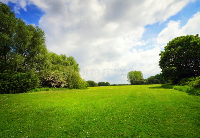 Spring out stock photo. Image of rural, land, cloud, nature - 39019858