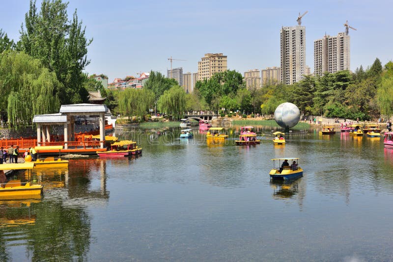 Spring outing in the park editorial image. Image of pleasure - 276010575