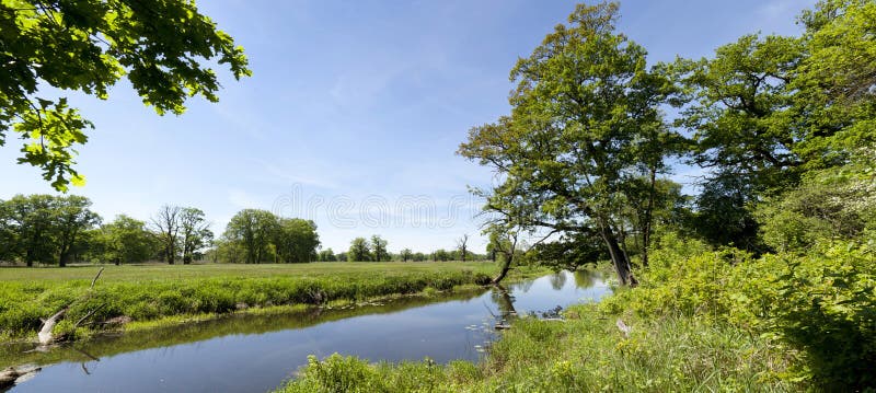 Spring panoramic landscape stock image. Image of scenery - 116824265