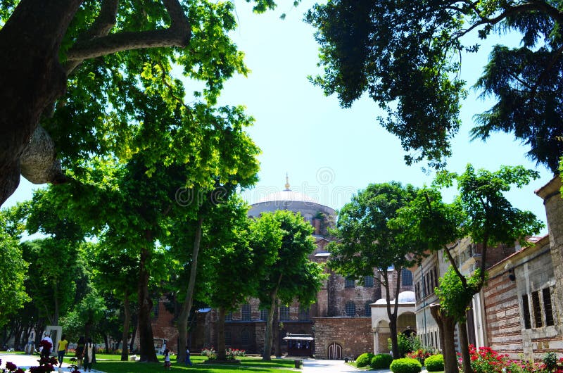 Spring Park in Istanbul at Sunny Day Stock Photo - Image of turkish ...