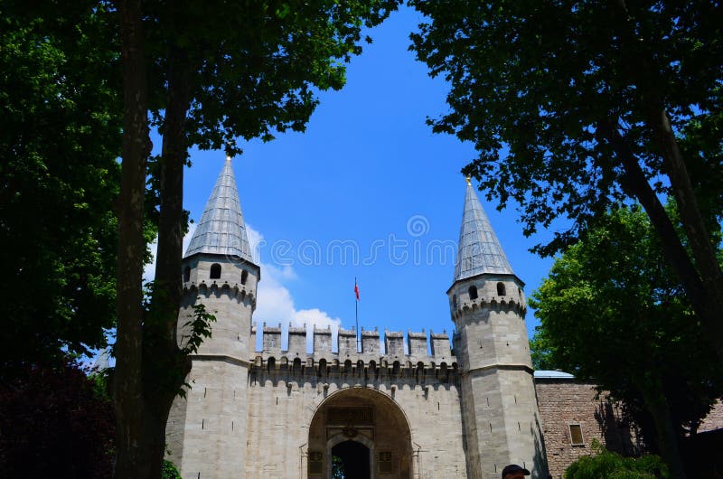 Spring Park in Istanbul at Sunny Day Stock Image - Image of water ...