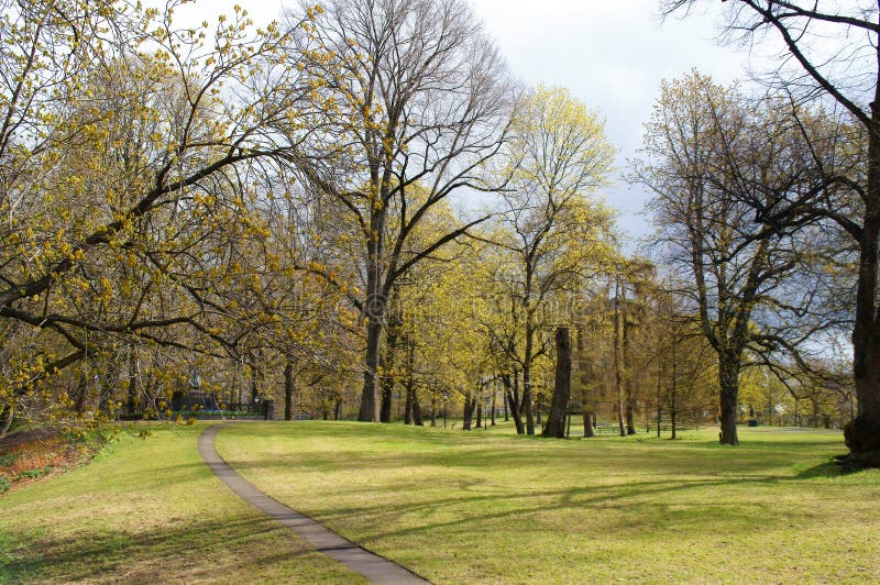 Spring in Oslo stock image. Image of flowers, oslo, spring - 114919825